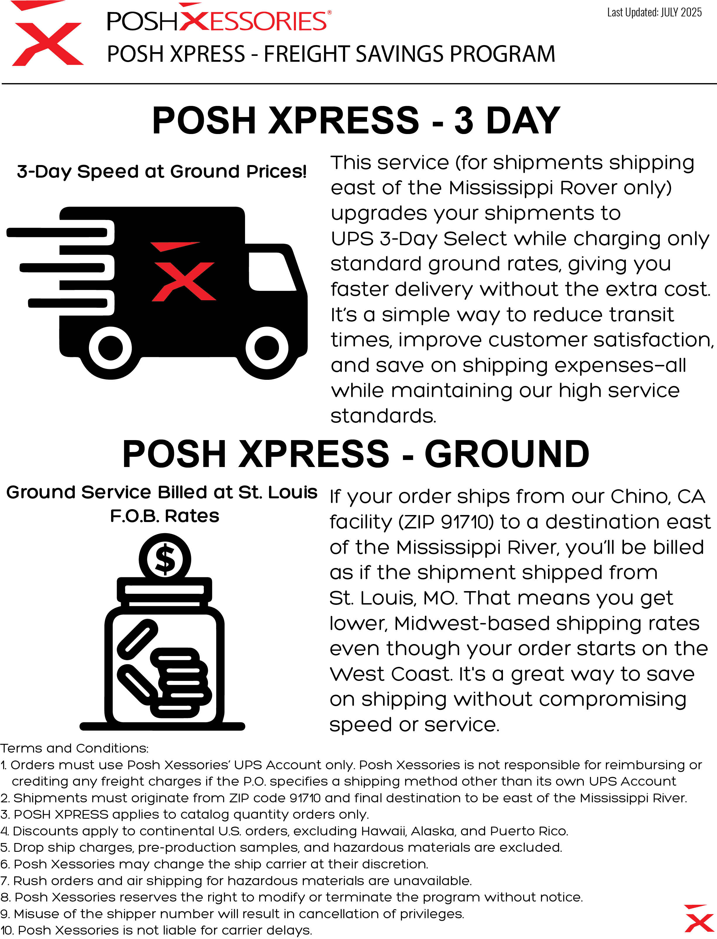 Posh Xessories, Inc. Promotional Products